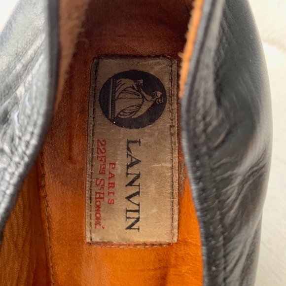 Lanvin | Shoes | Authentic Lanvin Black Ballerina Wedges | Poshmark